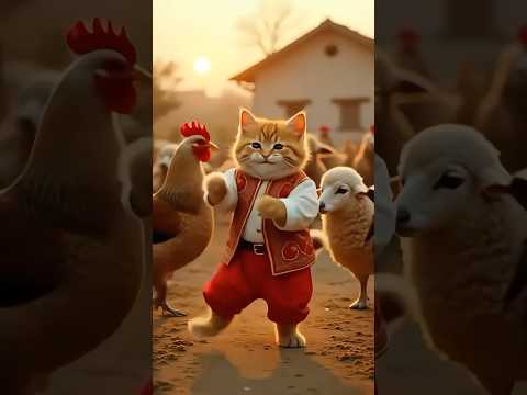 Fat Cat Throws a Farm Concert! π±πΆ Even the Chickens Danced! πΉπ₯