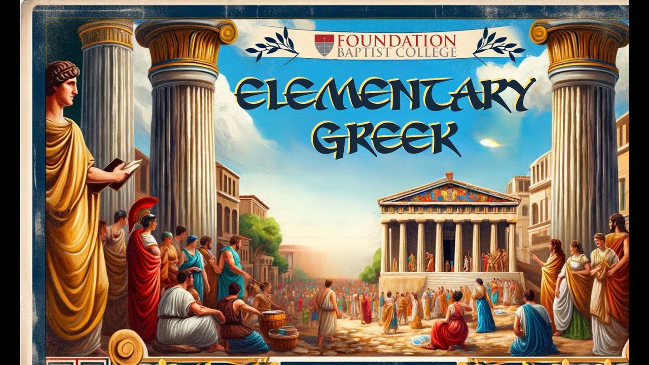 Elementary Greek Chapter 10—Future Indicative Verbs