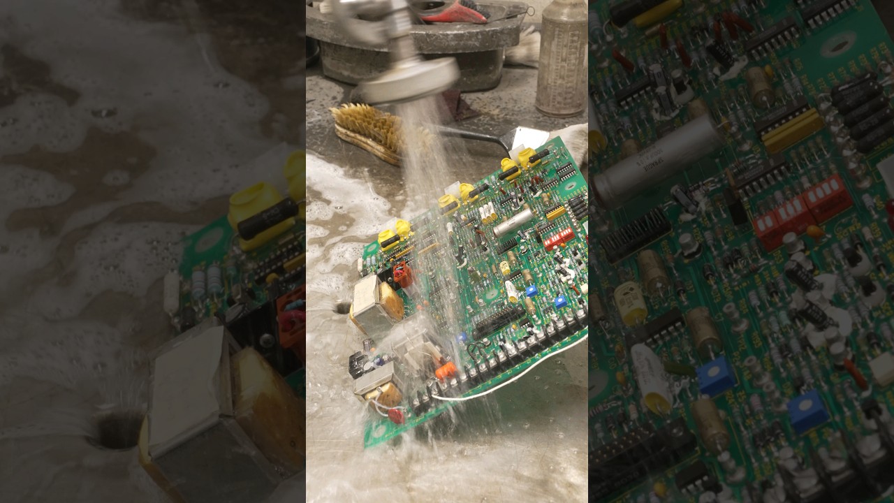 Clean & Repair Electronics Safely #industrialelectronics #electronics