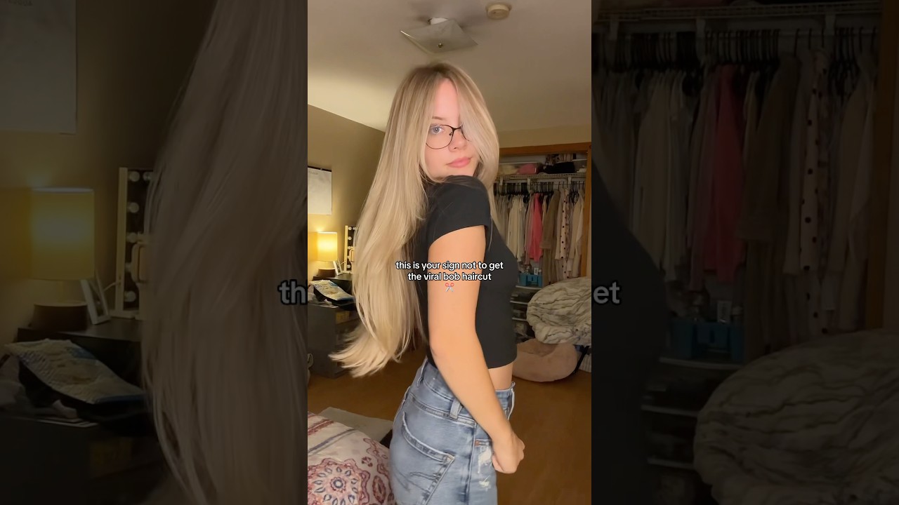 This is your sign not to get the viral bob haircut 💇🏼‍♀️ #longhair