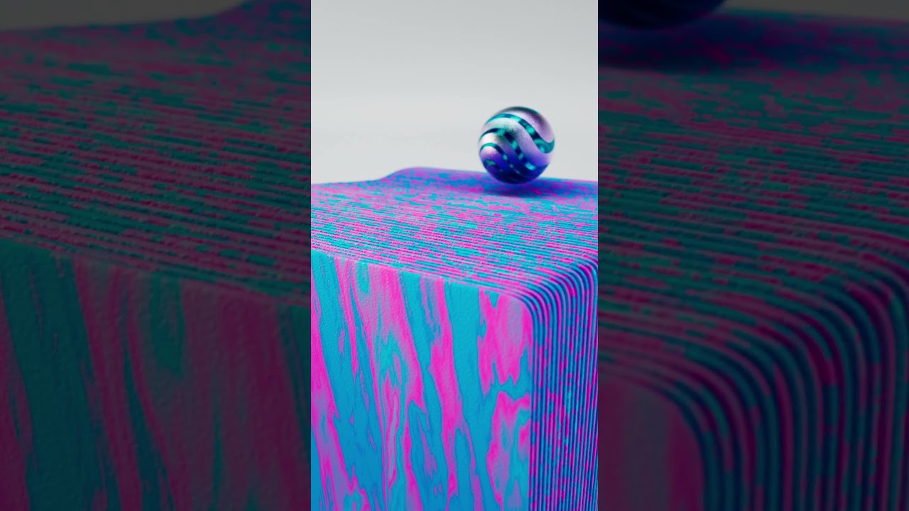 Playing with Vellum in #houdini #motiongraphics #animation #3danimation #youtubeshort #sidefx