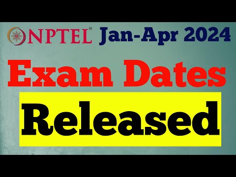 NPTEL Exam Dates | Course | Day #nptelexamdates