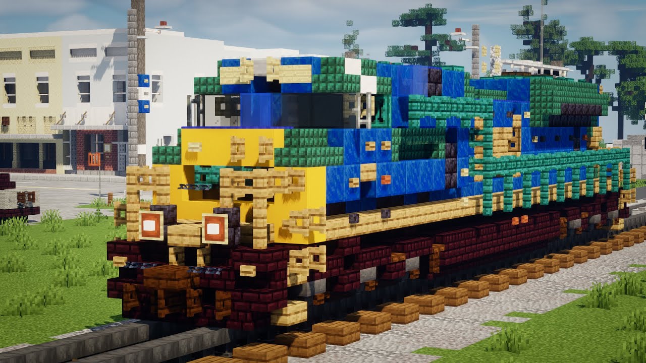 Minecraft CSX SD70ACe Thundercab Train Tutorial