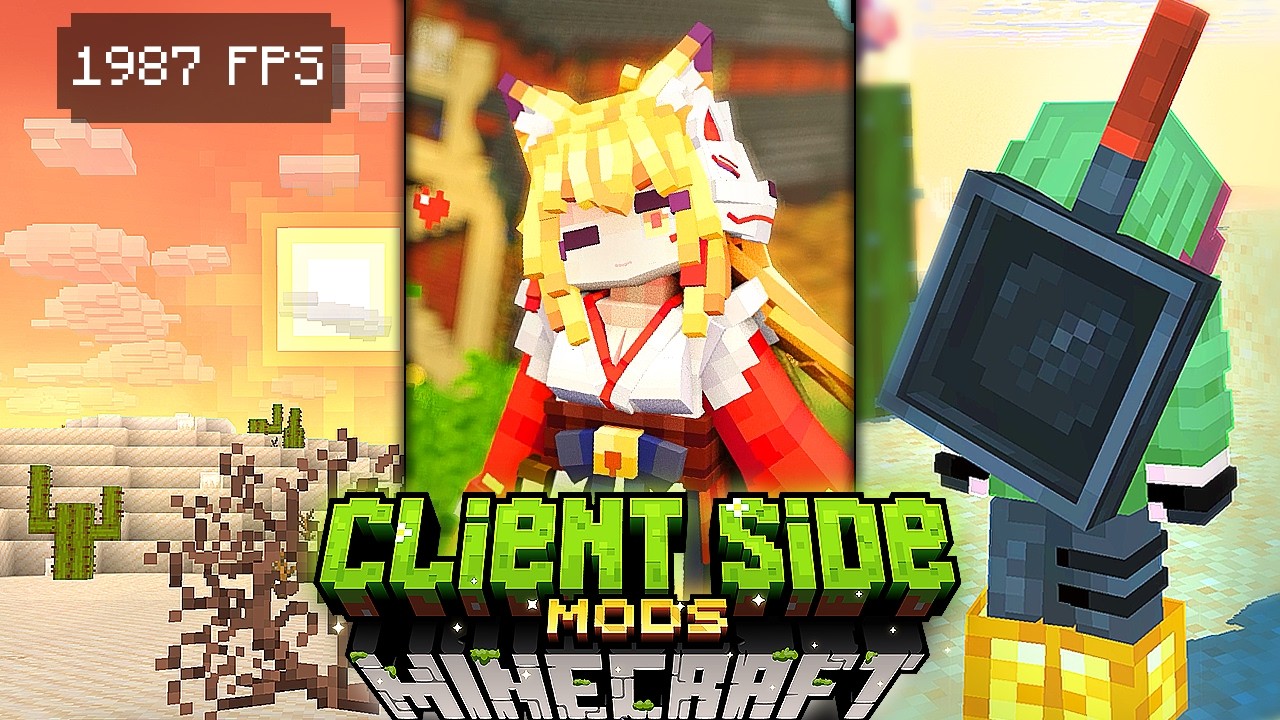 TOP 20+ Useful Client Side Mods For Minecraft | (1.21.11 - 26.1.x) NeoForge/Fabric