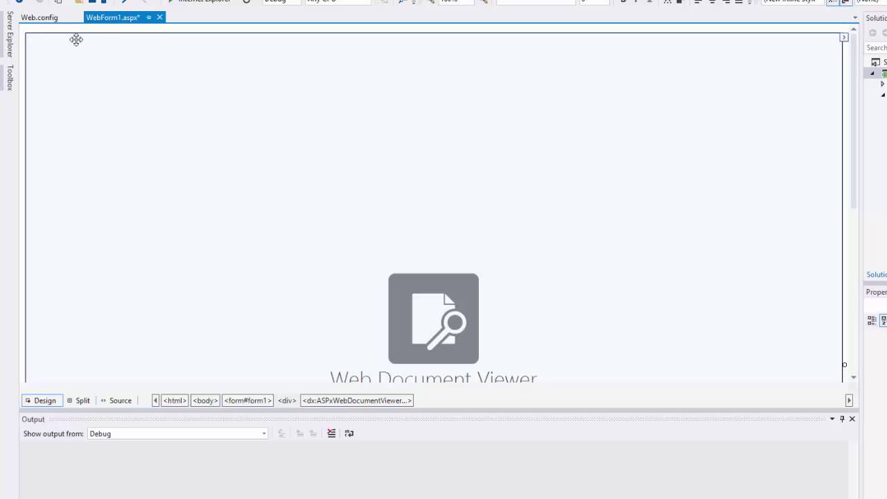 ASP.NET Reports - Document Viewer for HTML5/JS