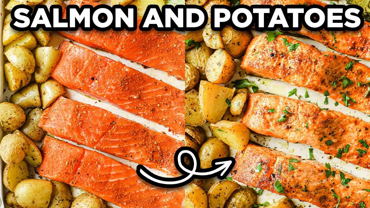 Baked Salmon and Potatoes Recipe