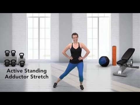 Standing Active Inner Thigh Stretch Home Exercise – Irene Pastore Fitness