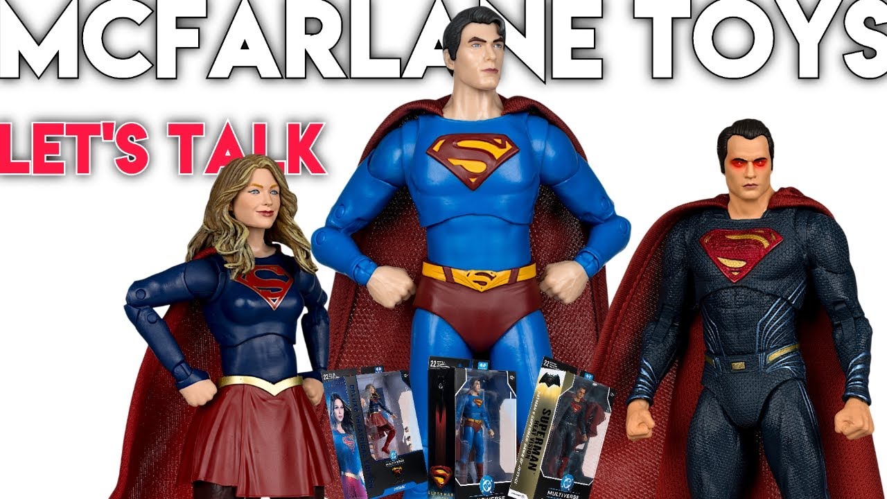MCFARLANE TOYS DC Multiverse SUPERGIRL SUPERMAN RETURNS & SUPERMAN HEAT VISION Action Figure Preview