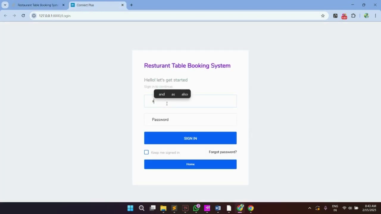 Restaurant Table Booking System using Python Django | PythonCodeverse