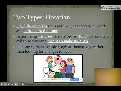 Satire Part 1 Definition