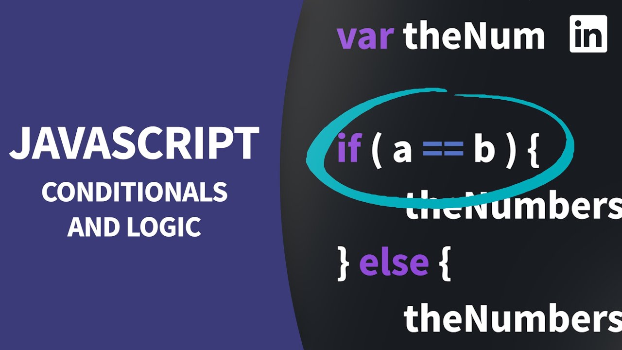 JavaScript Tutorial - Create REACTIVE code with conditional statements
