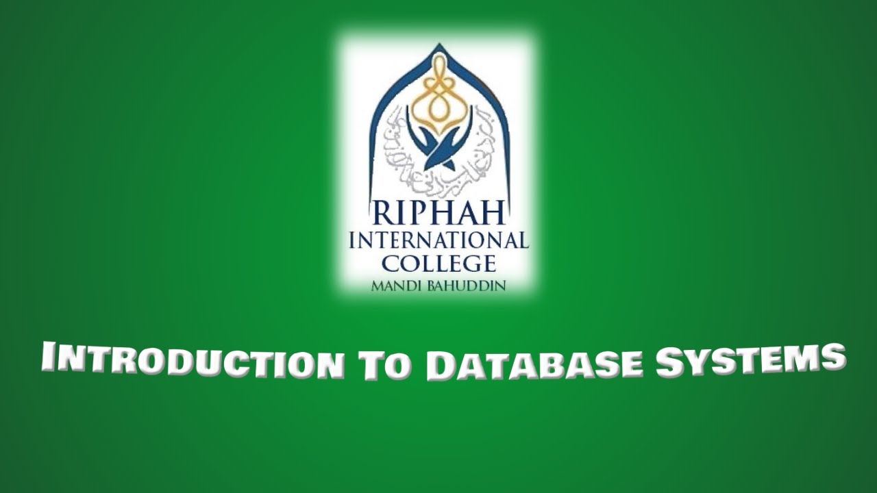 IDS - Lecture 1 - Introduction of Course