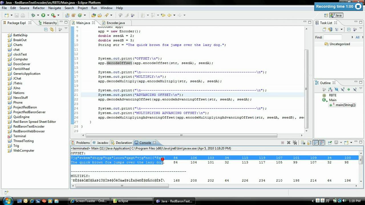 Baron's Programming Challence #1: String Encryption