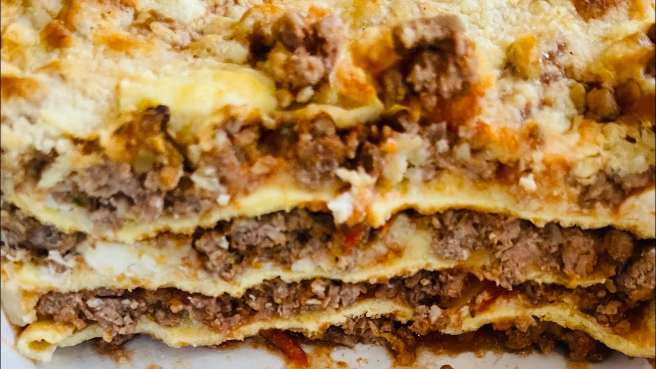 KETO FLOURLESS LASAGNA NOODLES