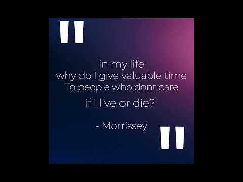 Morrissey quote