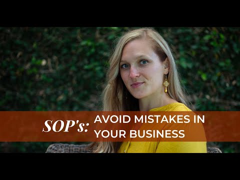 How to avoid making mistakes in your business with an SOP Manual PLUS teach your team members THIS..