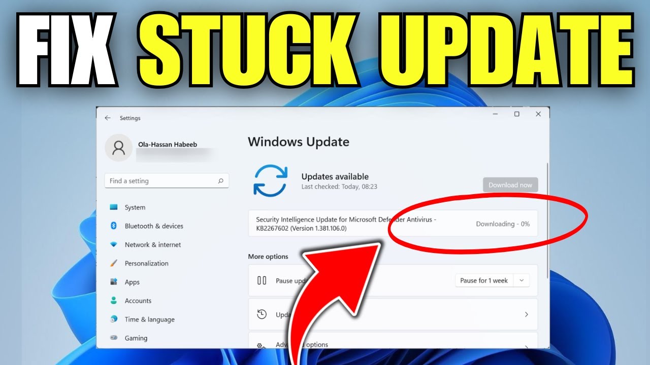 FIX Windows Update Stuck on Random Percent (%)