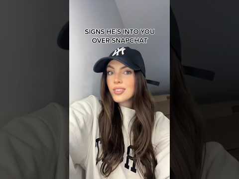 Signs he is into you - over Snapchat 👀 #datingadvice #dating #crush