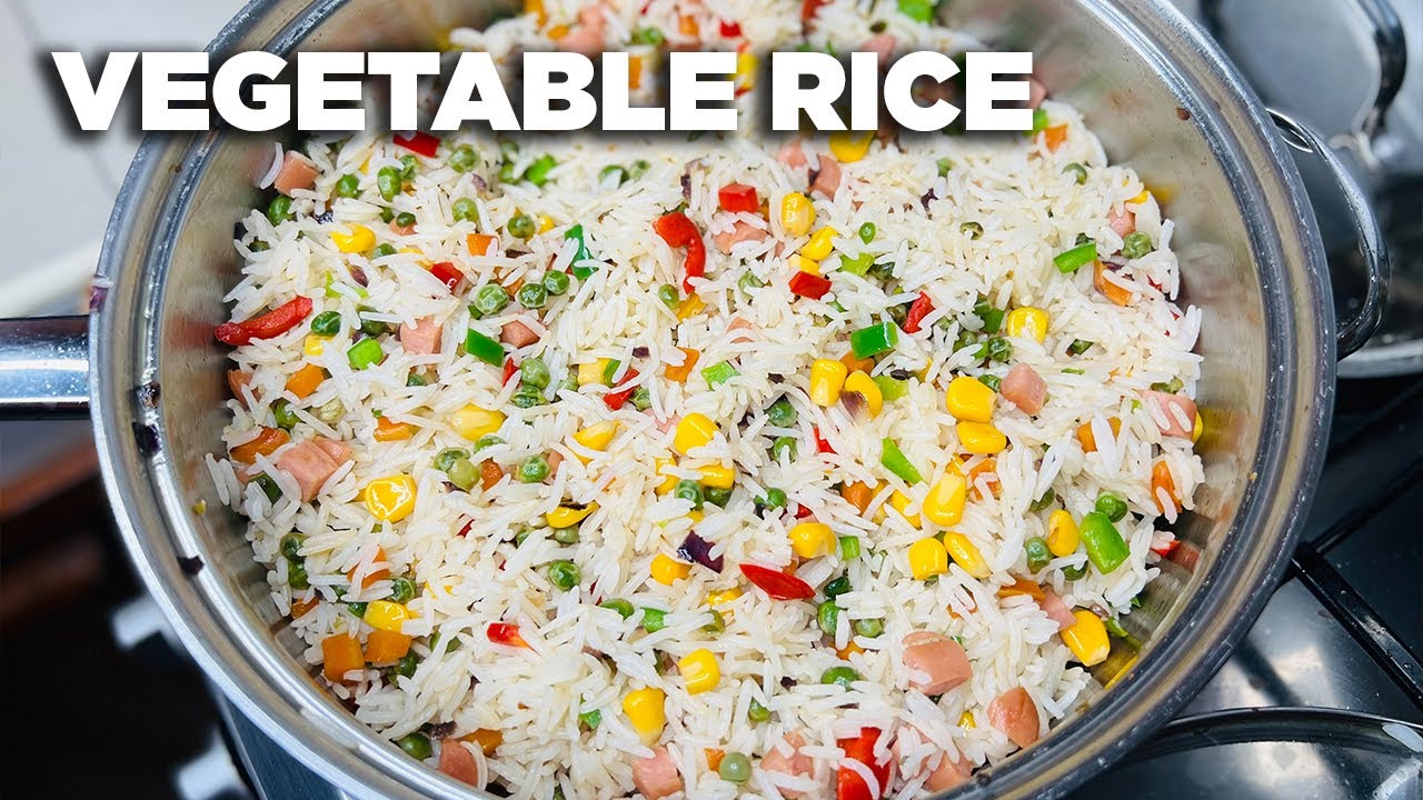 How to make vegetable rice like a pro | The cooking nurse