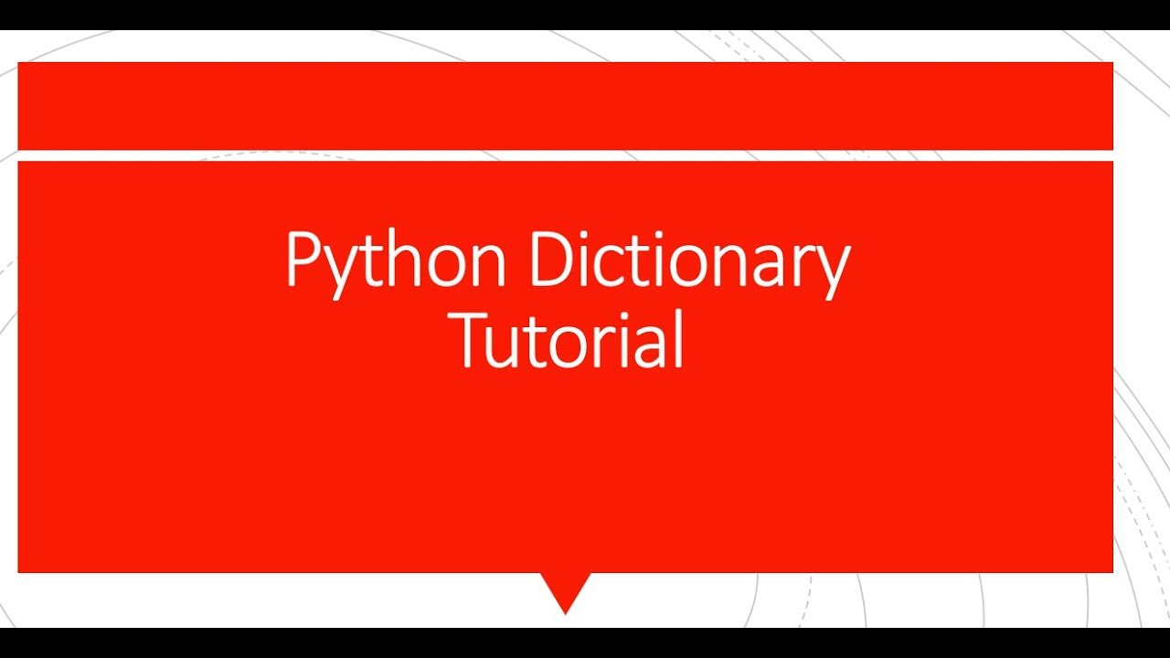 Dictionary Tutorial Python using get and update method