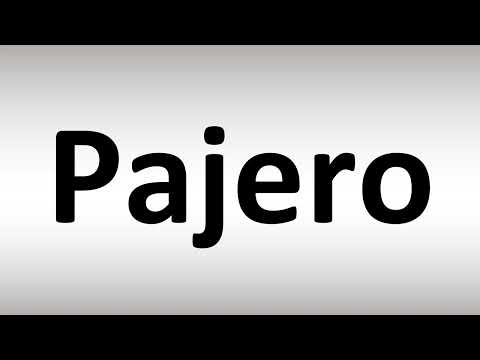 How to Pronounce Pajero (Mitsubishi)