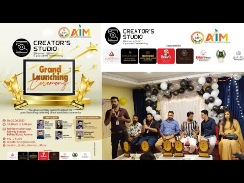 Creators studio grand launching ceremony @kannur rainbow suit