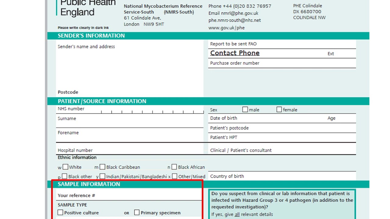 Filling out request forms