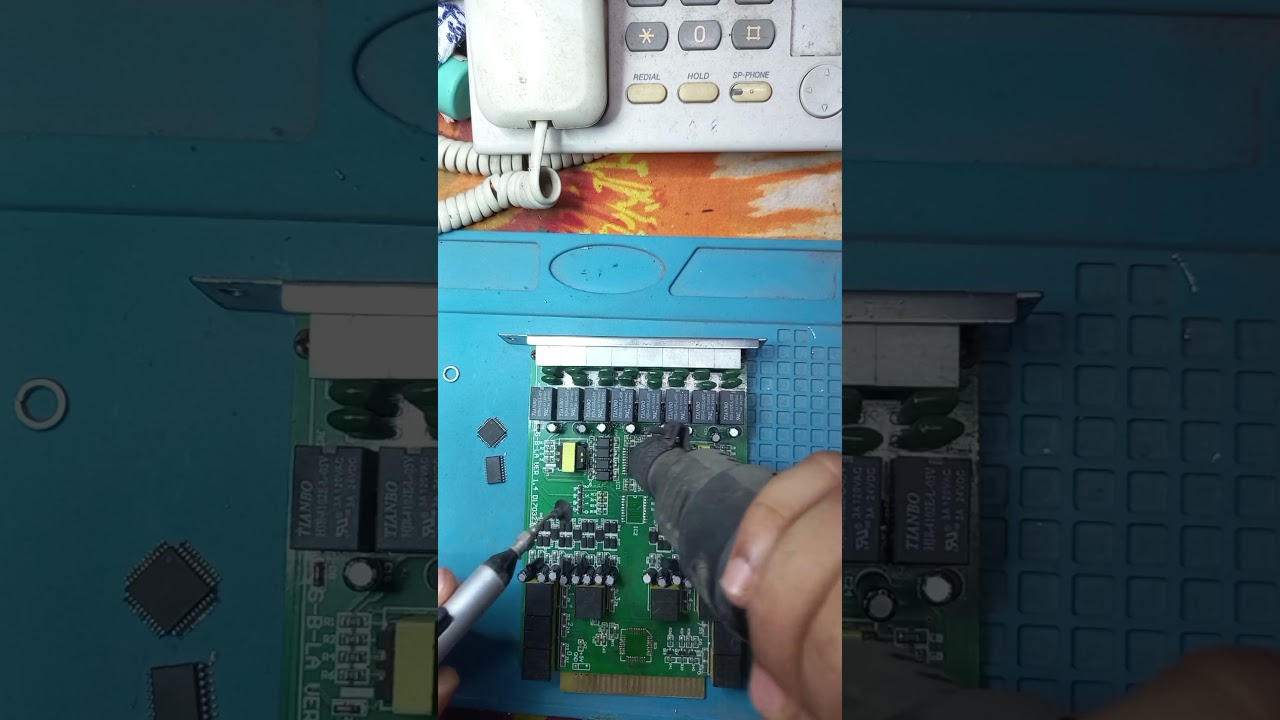 China pabx system.#shortsvideo #repair #IC installation #youtube