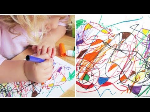 SCRIBBLE Meaning In English For Better Understanding, Jr.kg . Sr.kg