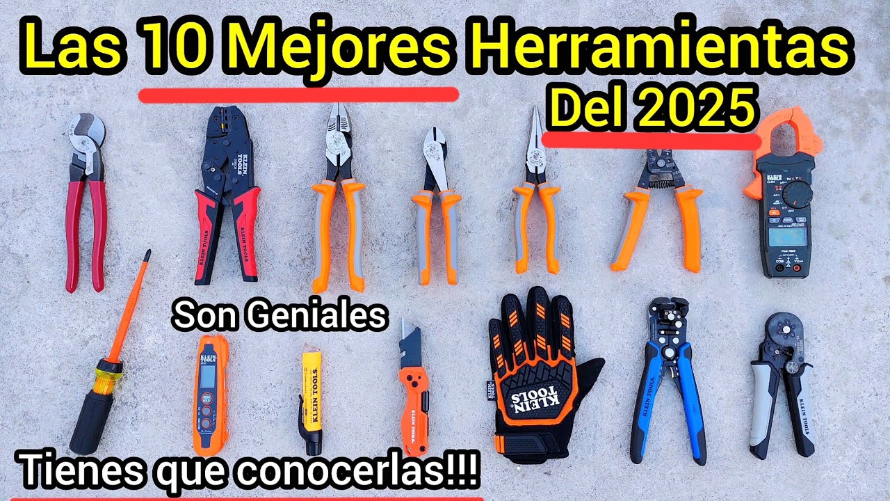Las 10 HERRAMIENTAS más IMPORTANTES para la Electricidad⚡️Todo lo que Tienes que Saber!!!🔴✅️