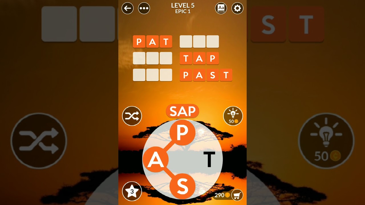 Wordscapes Uncrossed Level 5 Answers