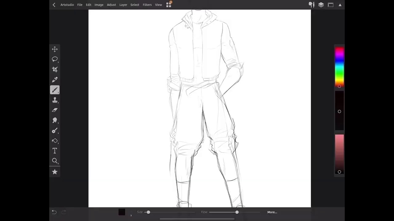 First stream(character creation)