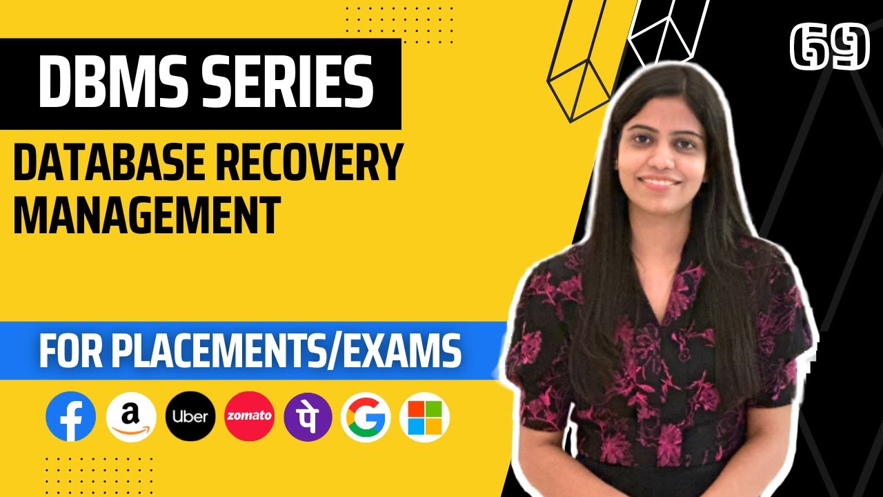 L69 : Database Recovery management | Complete DBMS Course  | Jobs | Placement