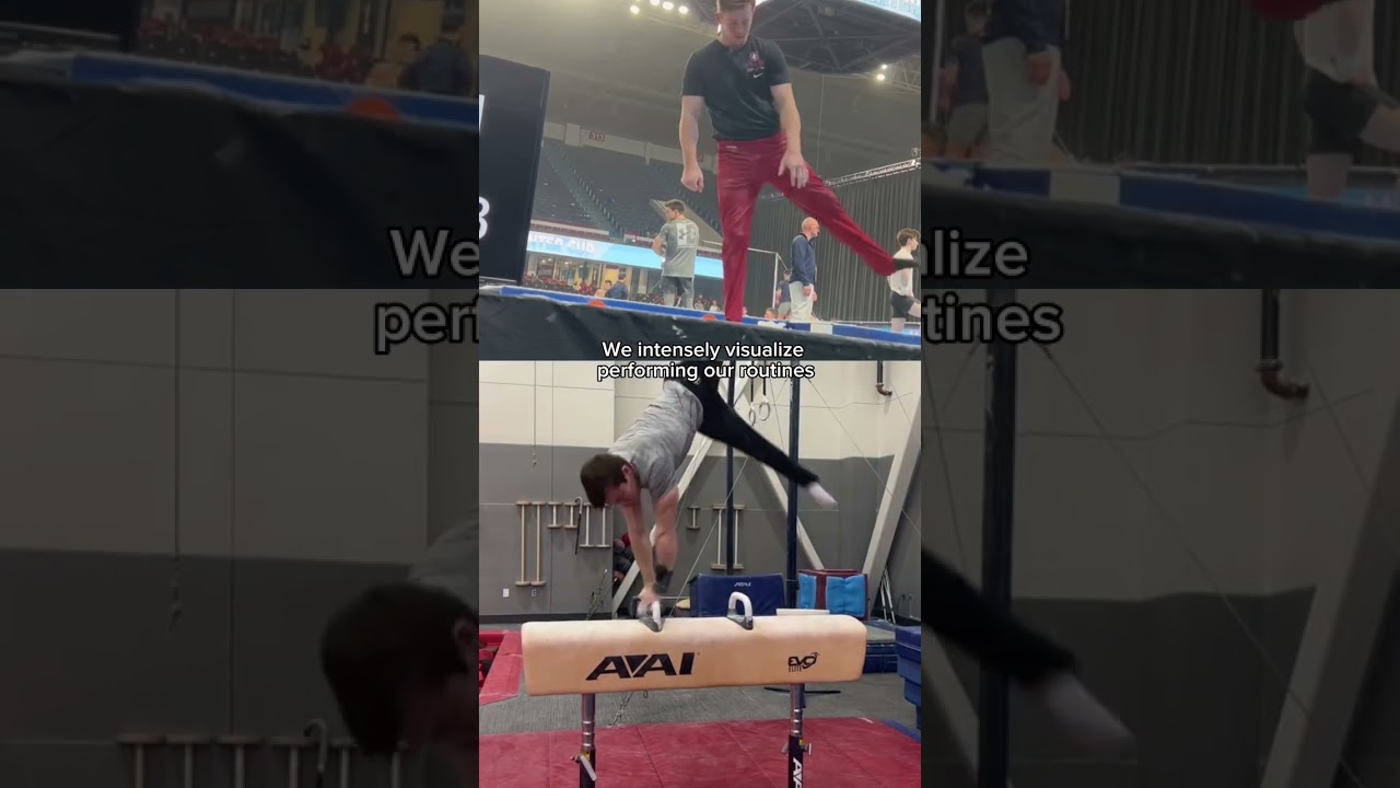 No I’m not dancing I’m visualizing 😂 #gymnastics #gymnast #gym #fail #fails #sports #visualize