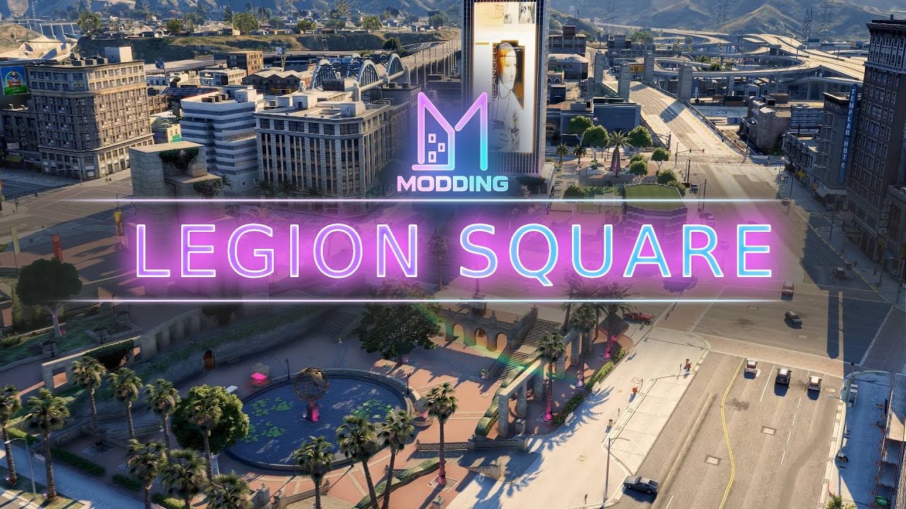 FiveM Map - Legion Square X Memorial park