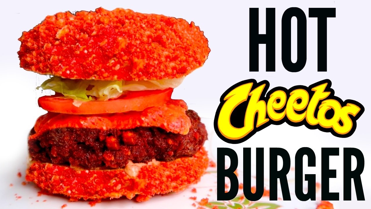 FLAMIN' HOT CHEETOS BURGER DIY | How To