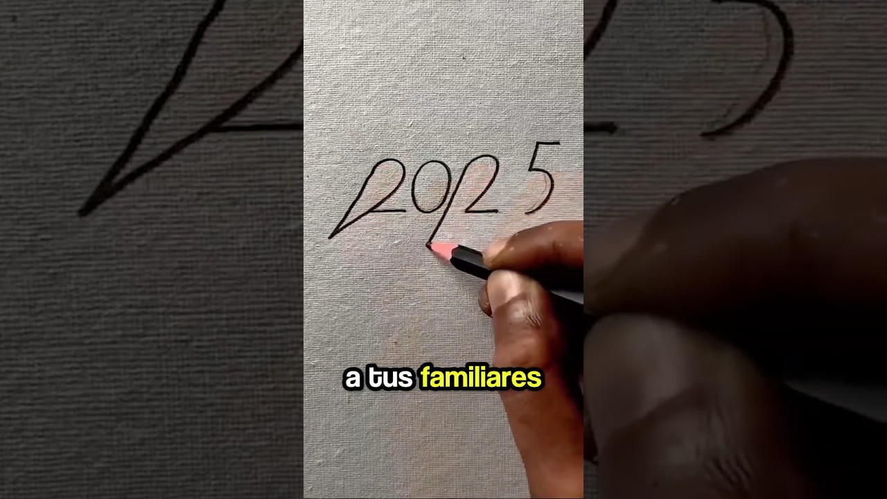 Look at this beautiful drawing starting with number 2025 to show off at Christmas ❤️✅
