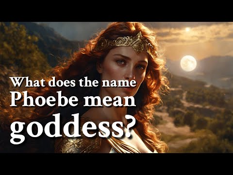 What does the name Phoebe mean goddess? Greek Mythology Story