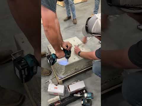 Wedge Anchor Vs. Titen Bolt - Who will win? #concrete #concretelife #construction #anchors #tools