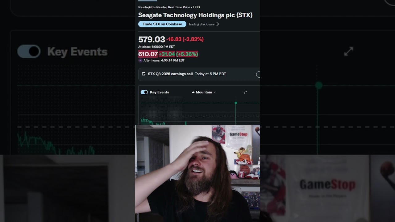 I LOST EVERYTHING ON $STX SEAGATE TECHNOLOGY STOCK EARNINGS
