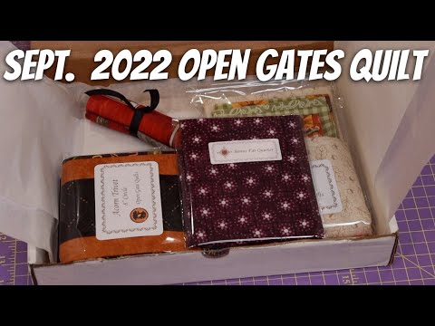 Unboxing the September 2022 @opengatequilts6867 Box (Quilting Subscription Box)
