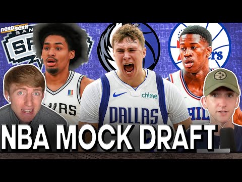 NBA Lottery Mock Draft: Will Flagg SAVE Mavericks? Ace Bailey or VJ Edgecombe to 76ers? | Nerd Sesh