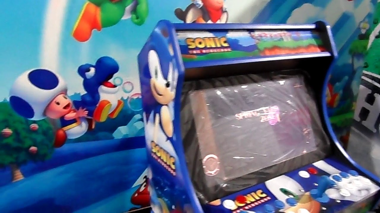 Bartop Sonic 19 Polegadas com Base Malvadeza Games
