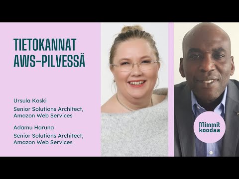 #MimmitKoodaa x AWS webinaari:Tietokannat AWS-pilvessä