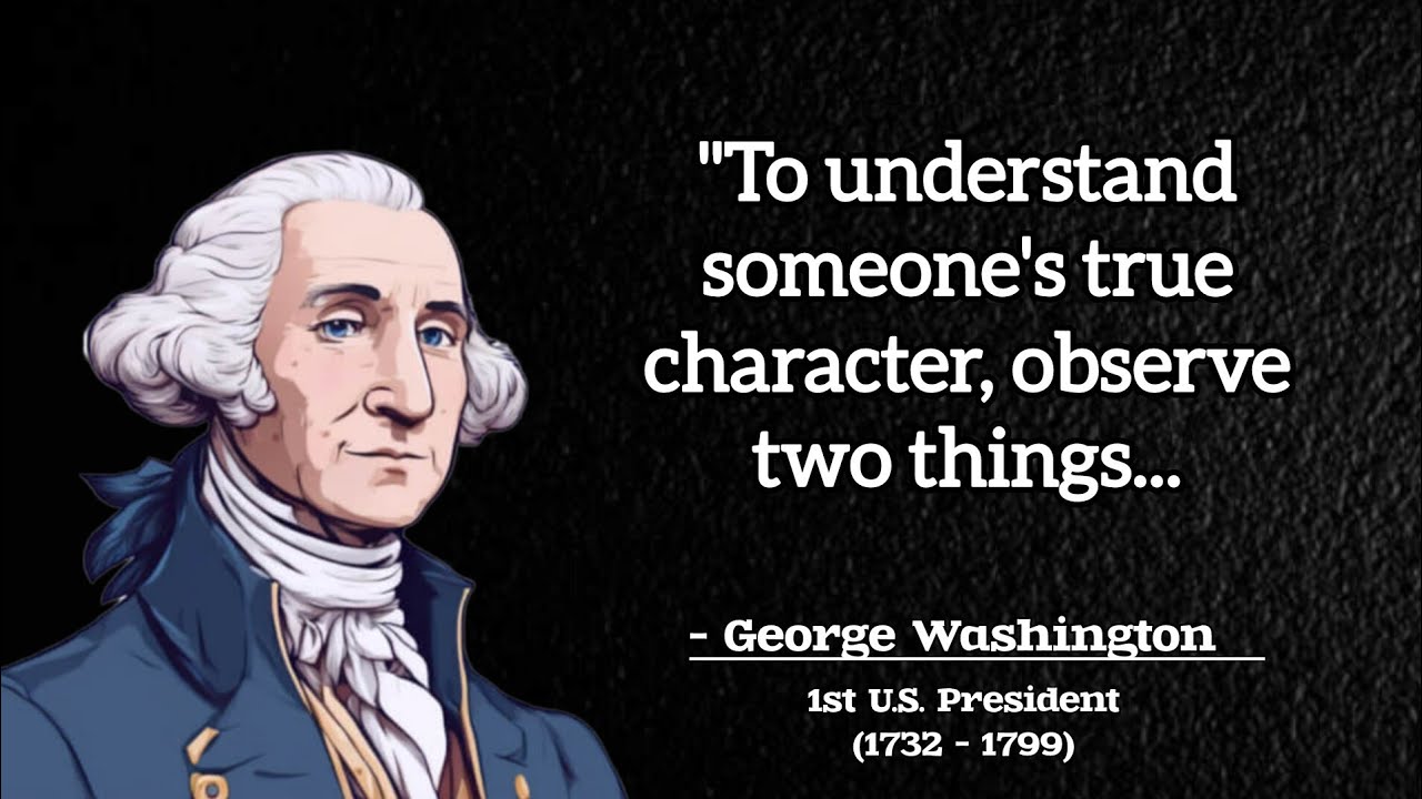 George Washington famous quotes | 1st U.S. President (1732 - 1799) | #quotes