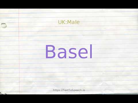 How to pronounce basel