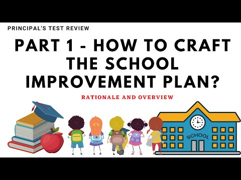 Principal's Test Review: Part 1- How to Craft the Enhanced School Improvement Plan?
