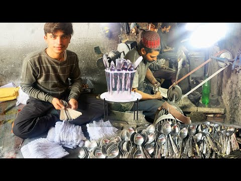 The Cookware Manufacturer Made Teaspoon Mass Production Process