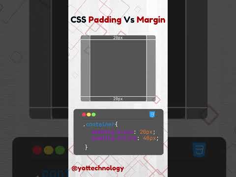 Padding vs Margin in CSS 📐✨