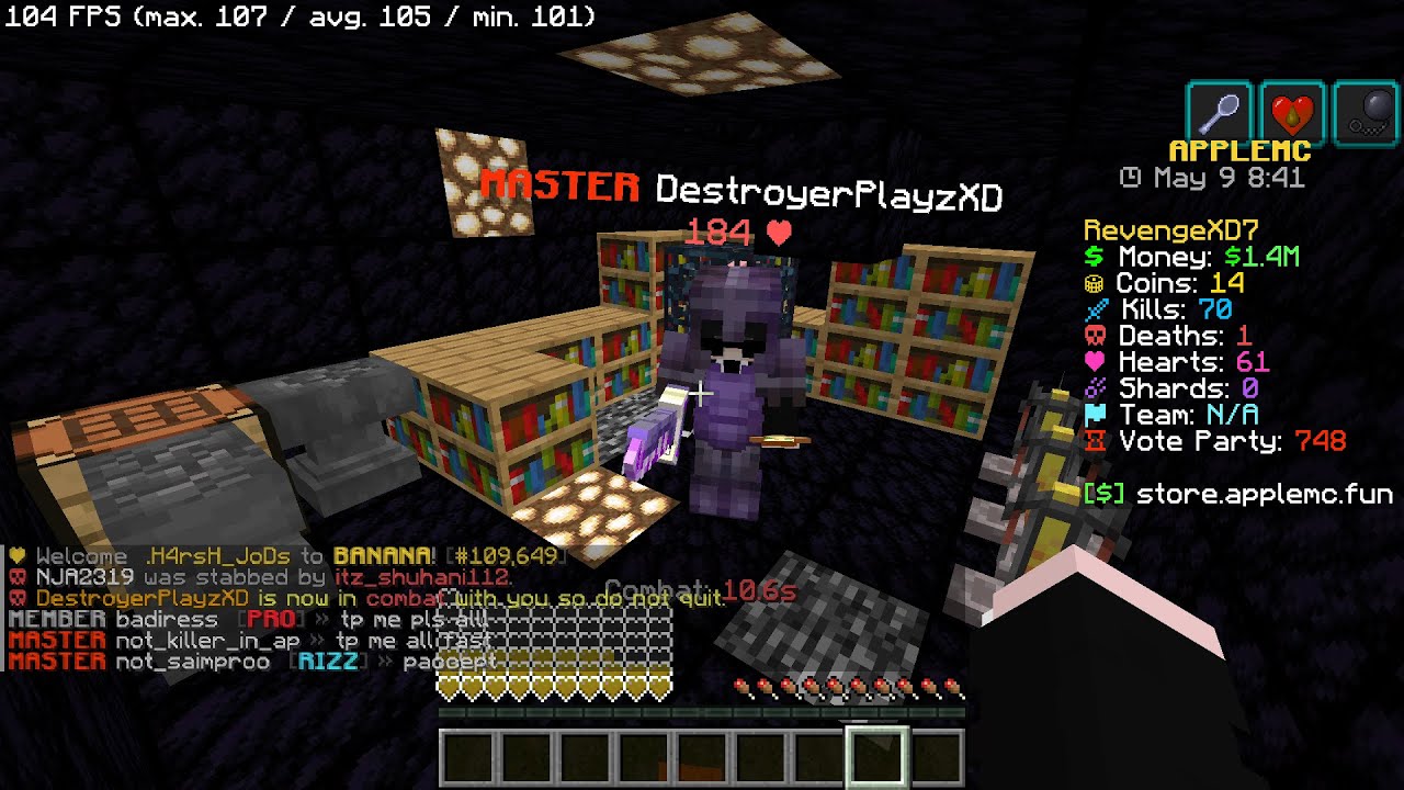 I Raided The STRONGEST Player's BASE In AppleMC